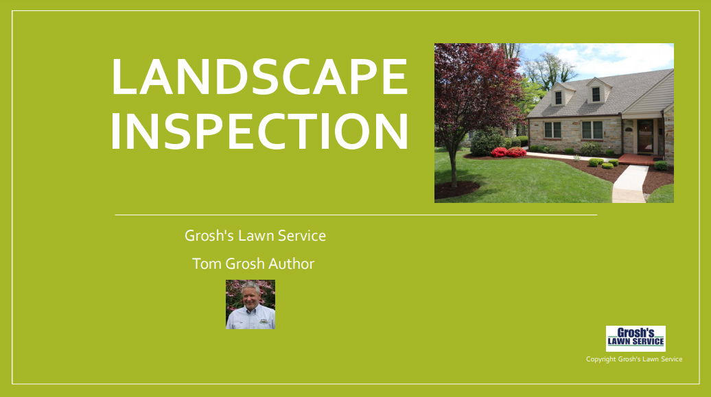 The Benefits of Landscape Inspection - Groshs Lawn Service